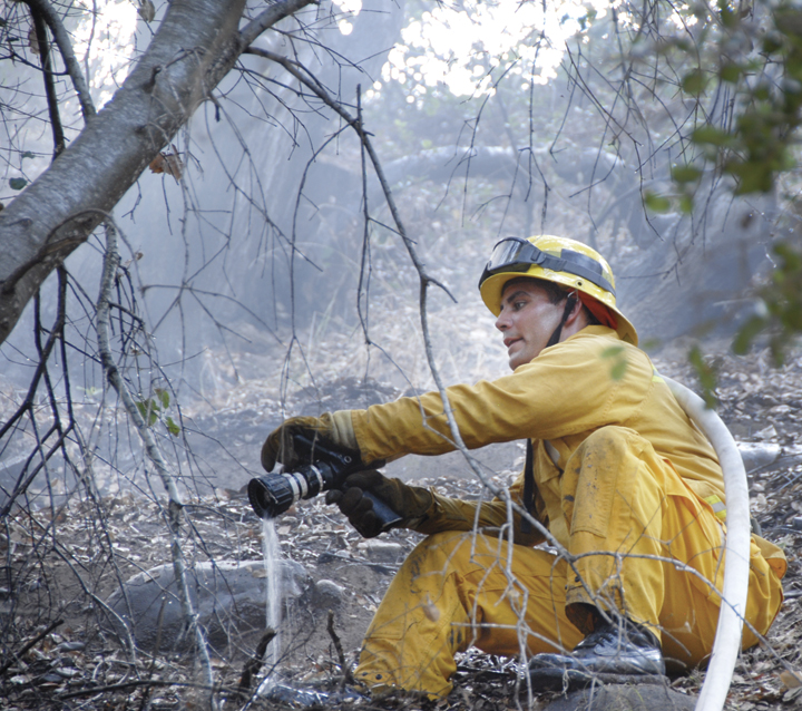Small brush fire stopped quickly - Santa Paula Times